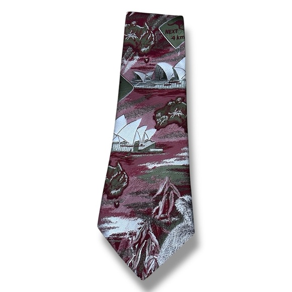 Vintage | Accessories | Vintage Address Australia Scenic Red Mens ...